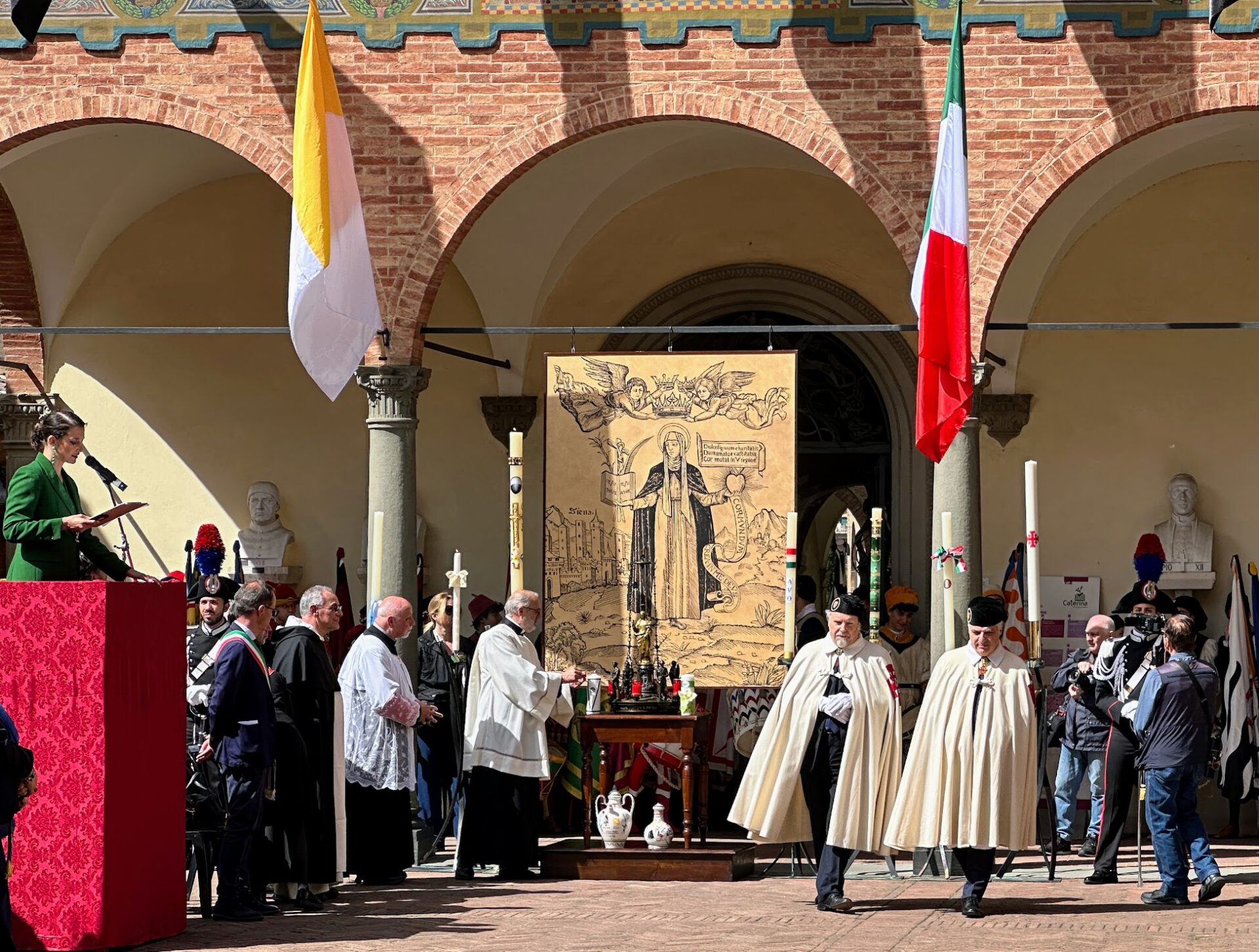 Procession for Saint Catherine of Siena - The Hallowed Way